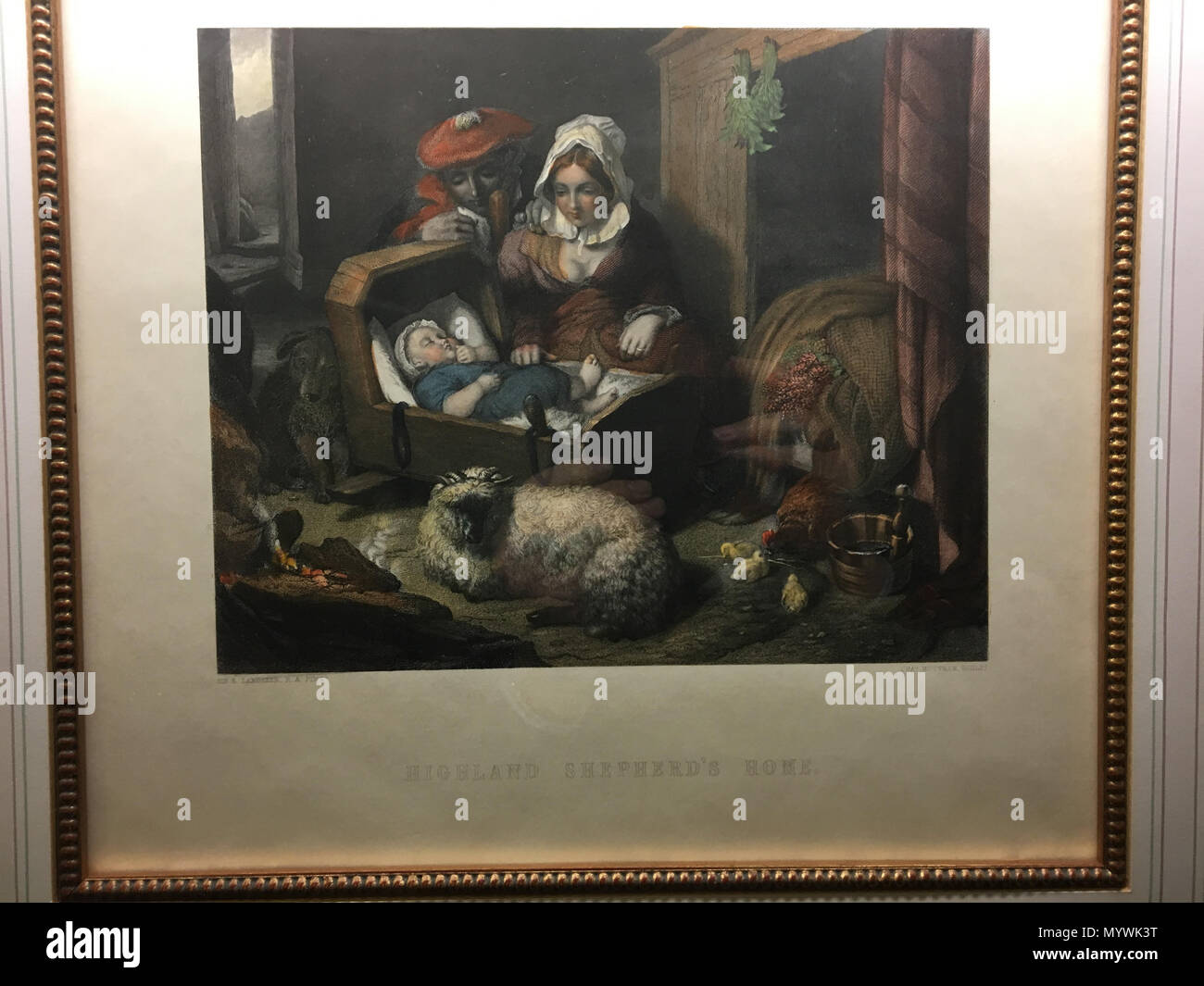 Highland shepherd painting hi-res stock photography and images - Alamy