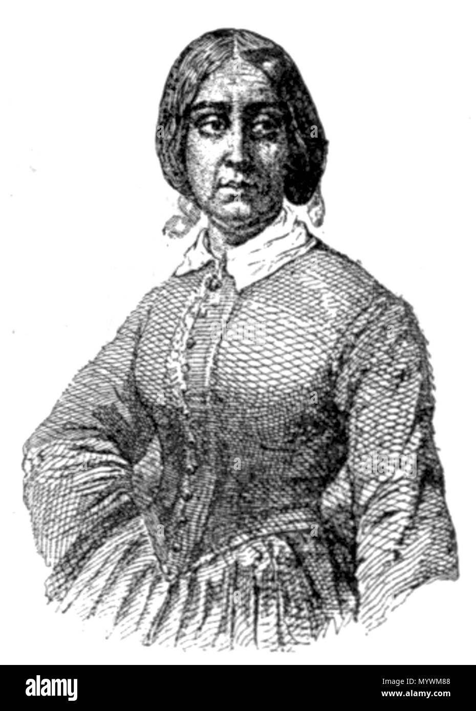 . English: Portrait of George Sand about 1848, after the picture by ...