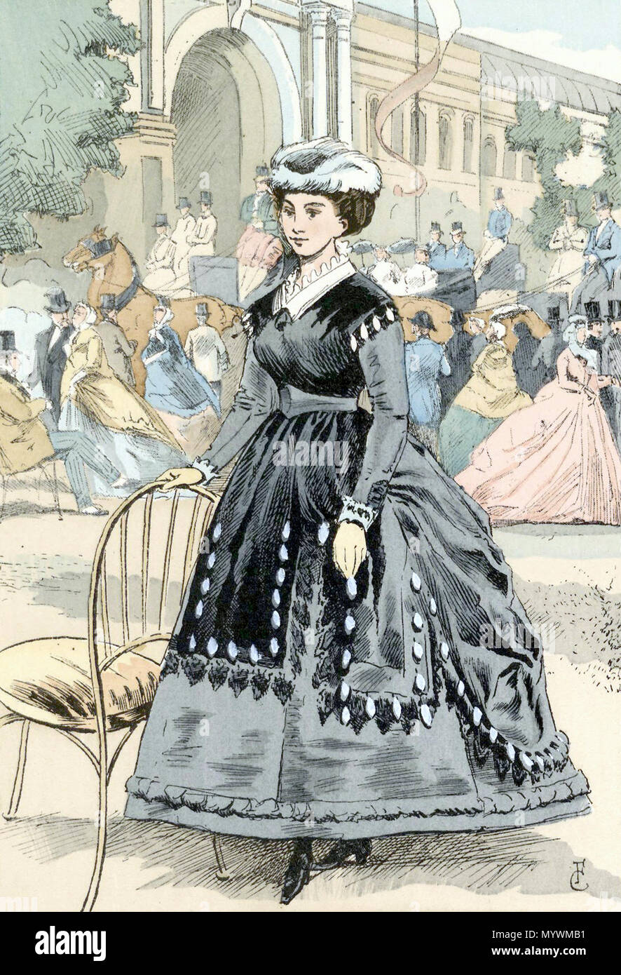 Crinoline 19th century hi-res stock photography and images - Alamy
