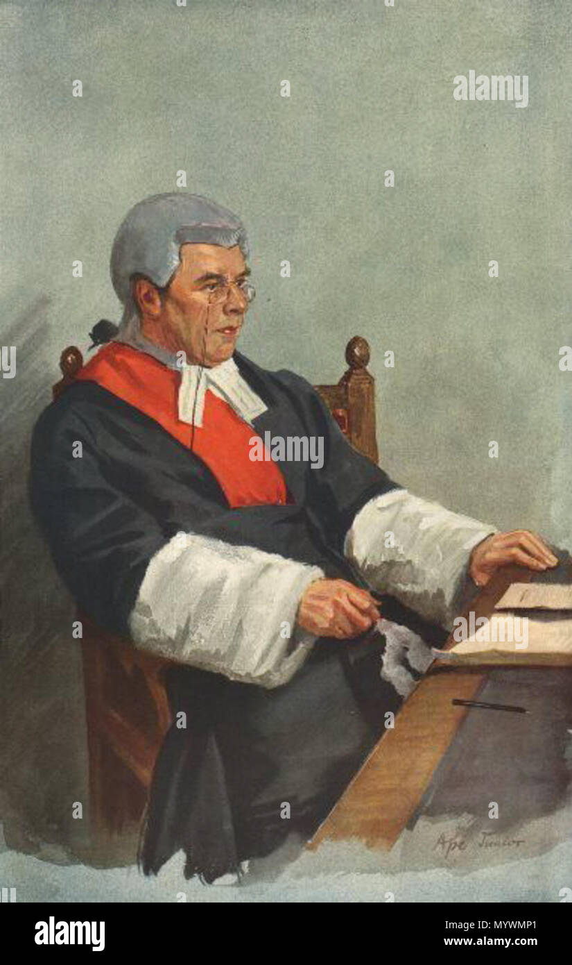 . Men of the Day No.1262: Caricature of Mr Justice Lush. Caption reads ...