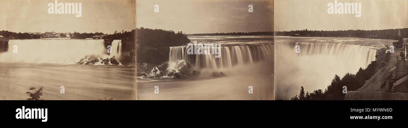 . Niagara Falls Three-Part Panorama . after 1873 4 Niagara Falls Three ...