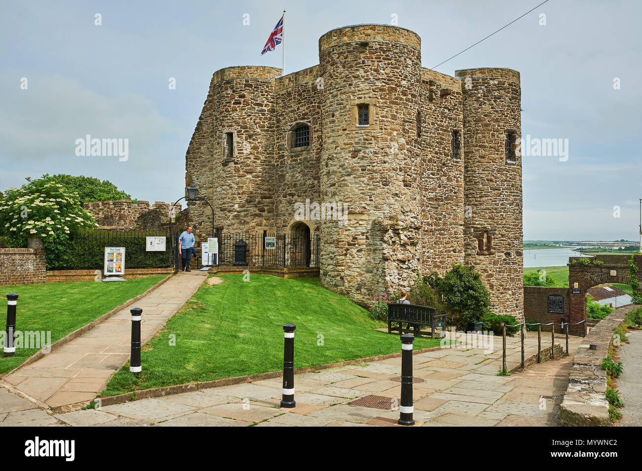 Ypres Tower, Rye Castle, East Sussex Stock Photo - Alamy