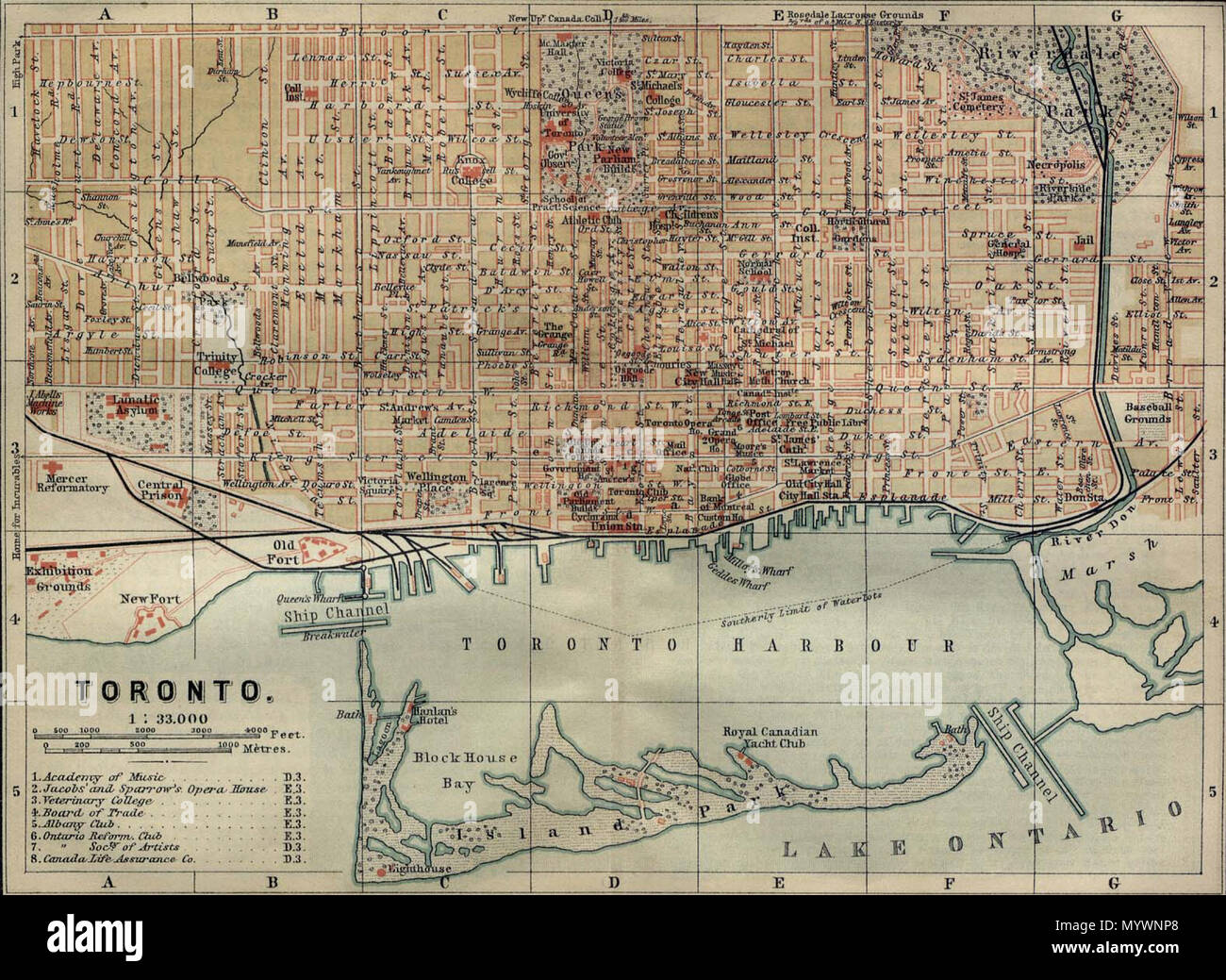 . Map of Toronto . 1894. New version uploaded by en:User:Epson291 on ...