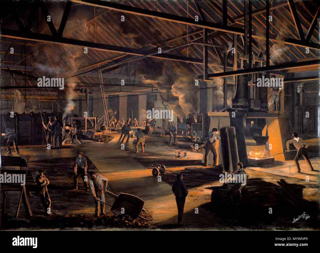Steel mills 1900 hi-res stock photography and images - Alamy