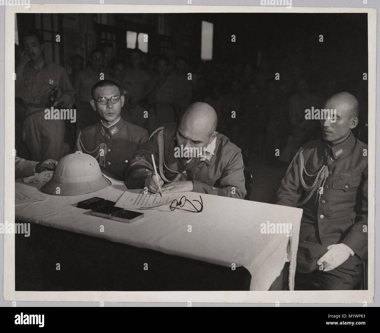 . Simple English: under the surrender of Japan to the Allies (U.S. and ...