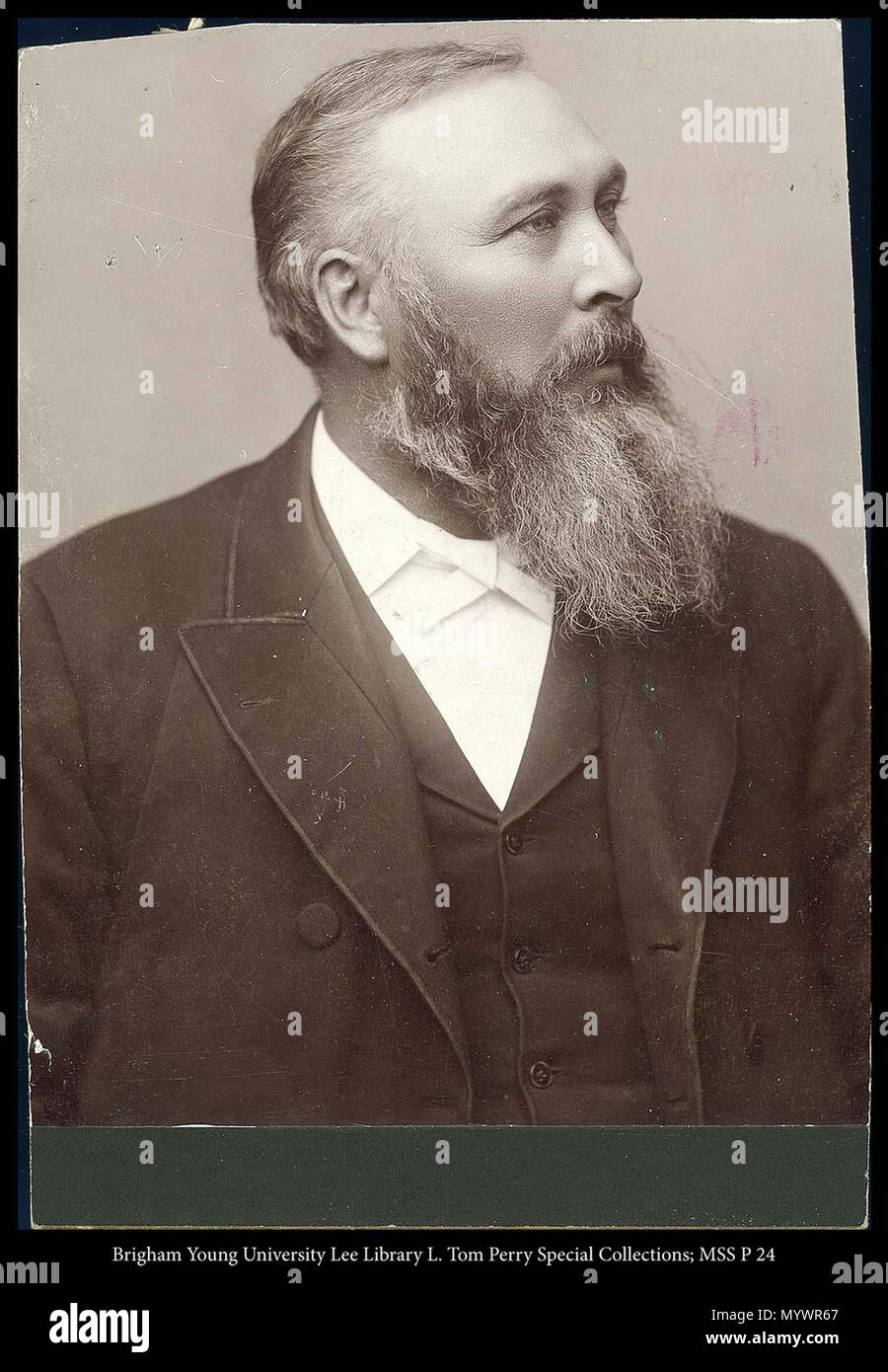 Call #: Mss P24 Box 2 Folder 15 . John Henry Smith bust portrait ...