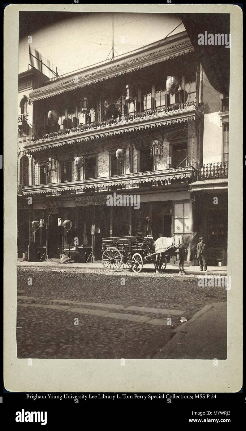 Call #: Mss P24 Box 3 Folder 2 . Chinatown, San Francisco. circa 1892 2 ...