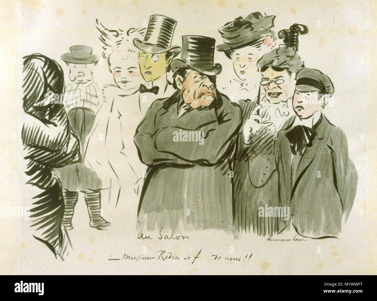 Paris salon rodin hi-res stock photography and images - Alamy