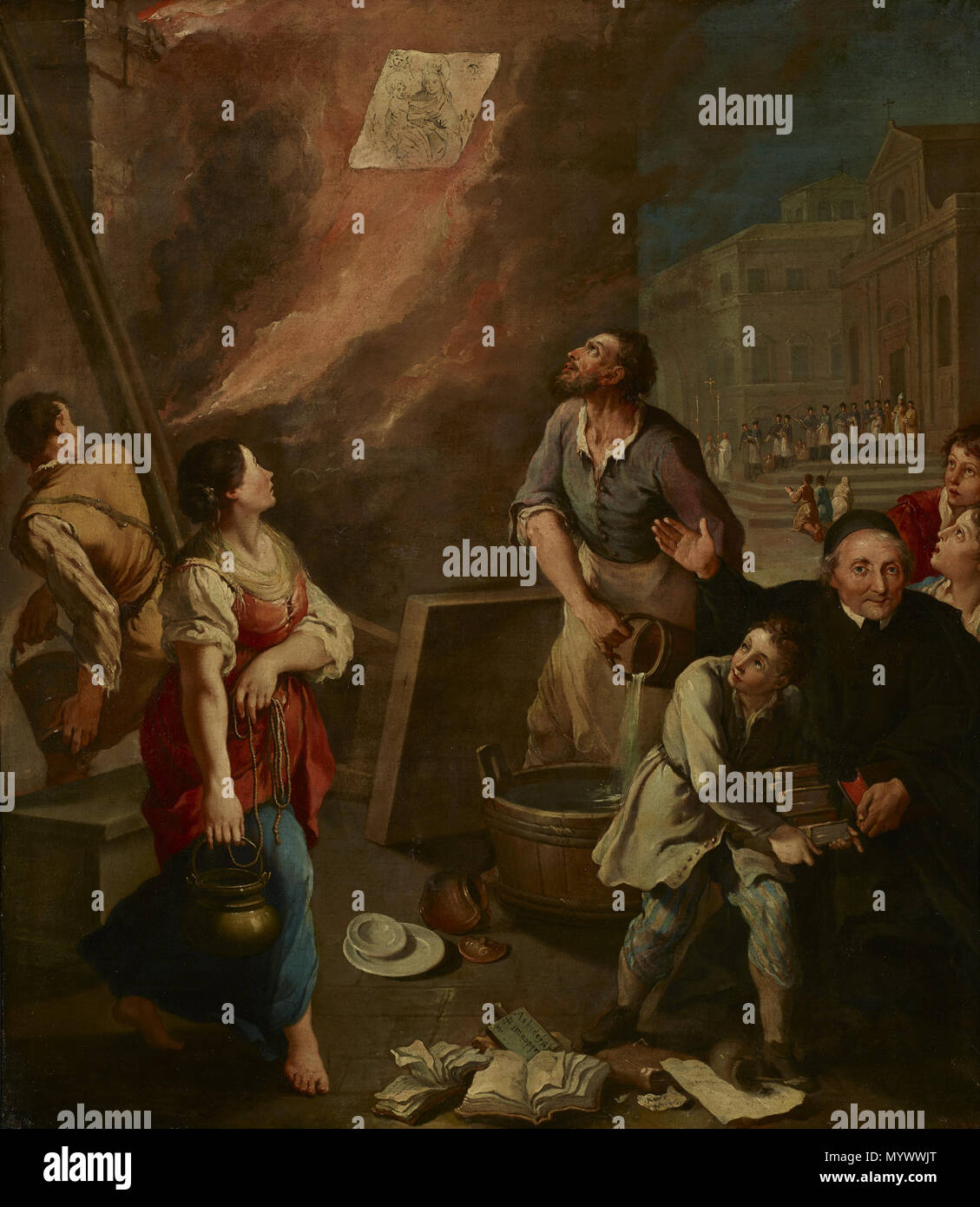 . English: Model for 'Madonna del Fuoco, Protectress of Forli' . circa ...