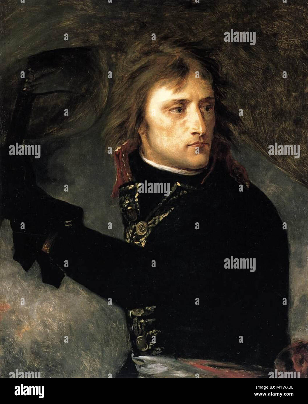 . Étude pour le tableau exposé au Salon de 1801 . French: Bonaparte au ...