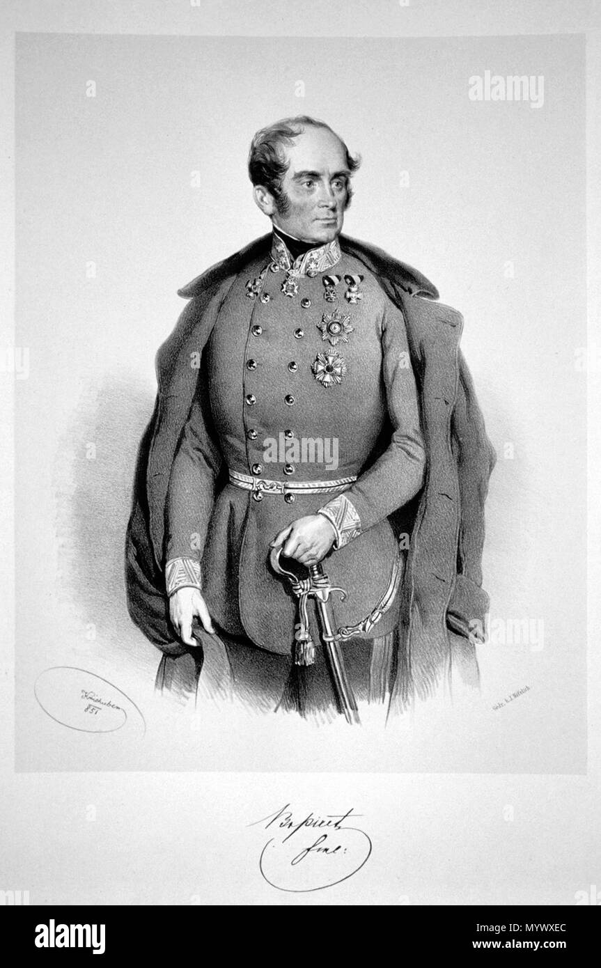 . Portrait of Anton Freiherr von Piret-Bihain (1785-1851 ...