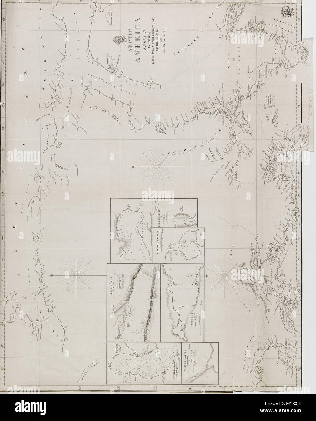 . English: ARCTIC AMERICA Sheet II containing BARROW STRAIT, PRINCE ...