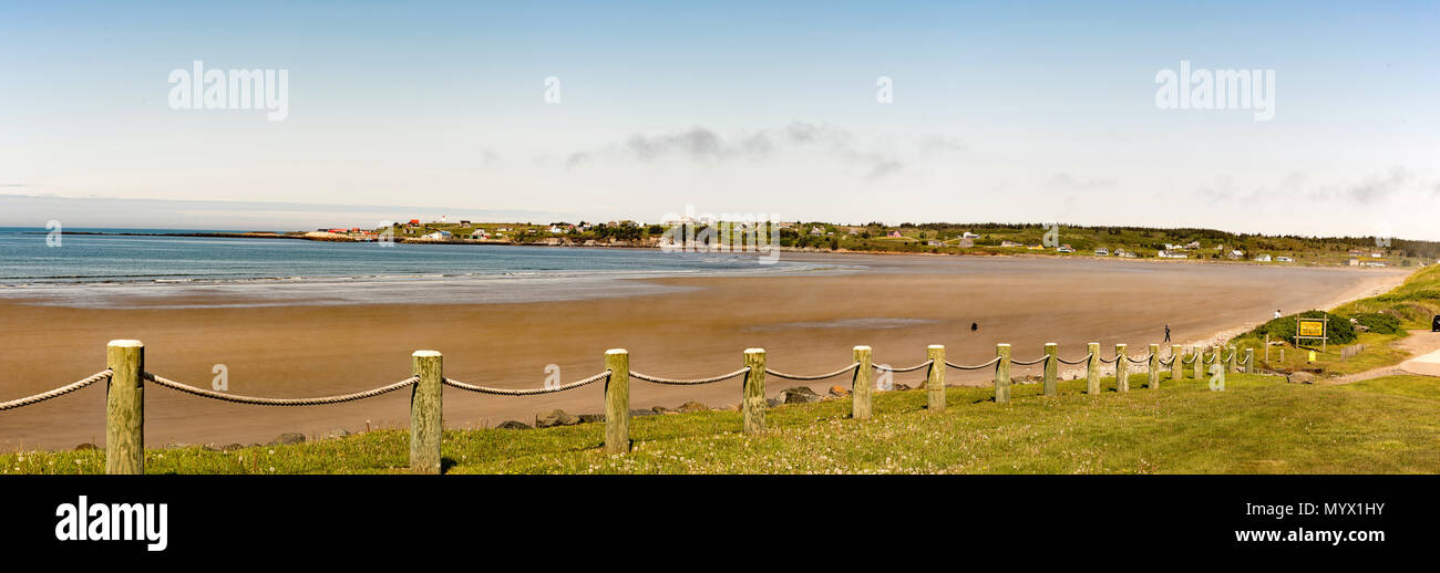 Panorama of Mavillette Beach, Nova Scotia, Canada Stock Photo - Alamy