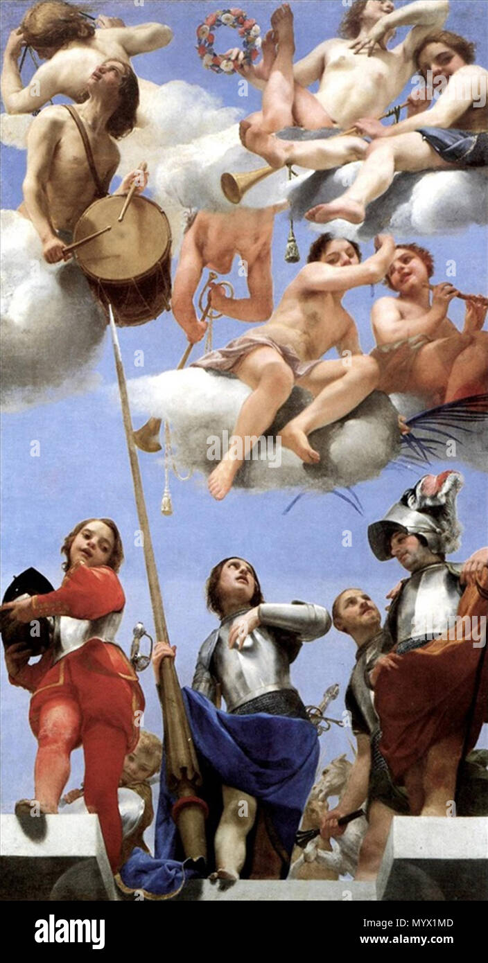 . English: Glory of St Valerian by Guido Cagnacci, Pinacoteca Civile ...