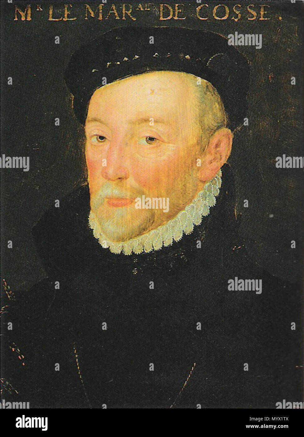 . Portrait of Artus-Cosse-Brissac . 16th century. School of François ...