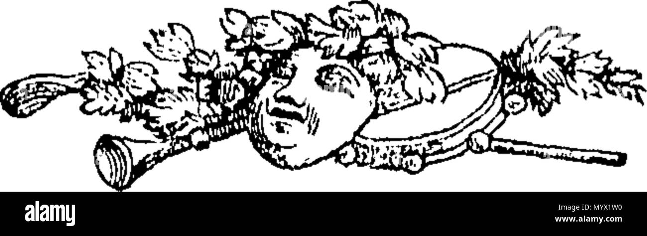 . English: Fleuron from book: Arviragus, a tragedy. (never performed ...