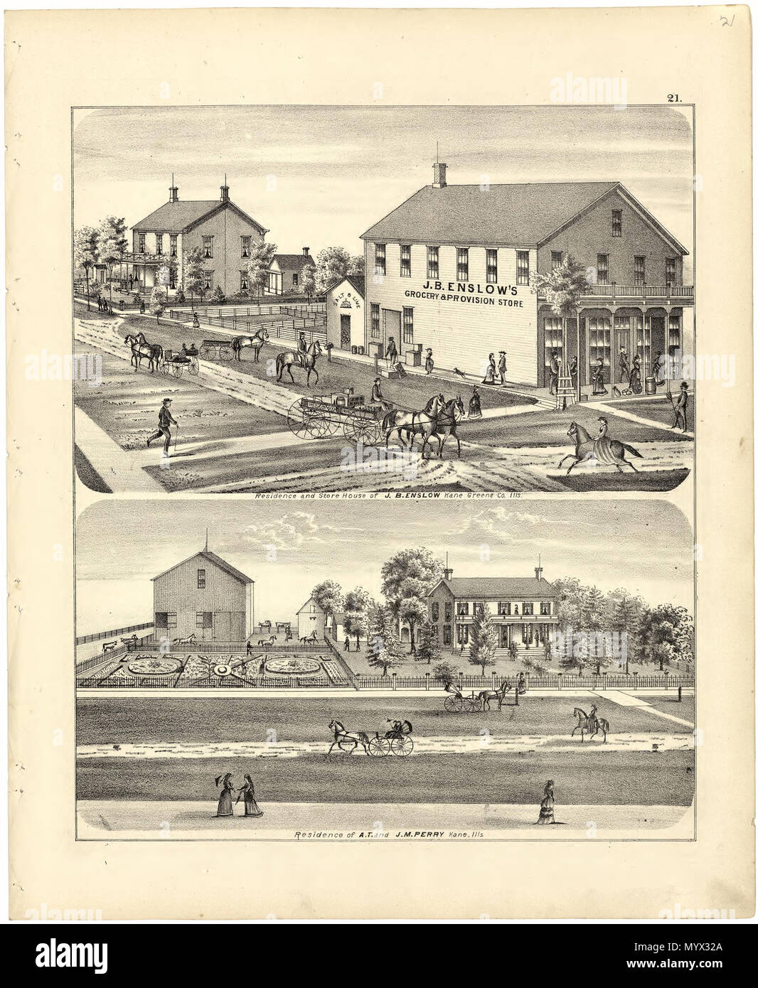 Greene county map hi-res stock photography and images - Alamy