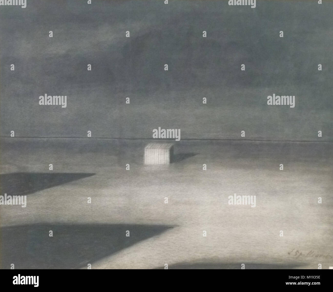 66 Léon Spilliaert (1902) - Strandhut Stock Photo - Alamy