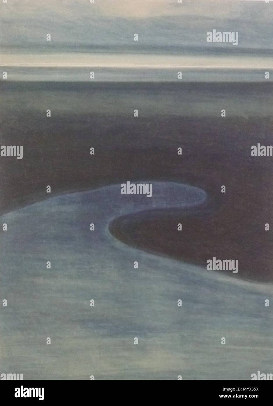 66 Léon Spilliaert (1909) - Strand bij laagtij Stock Photo - Alamy
