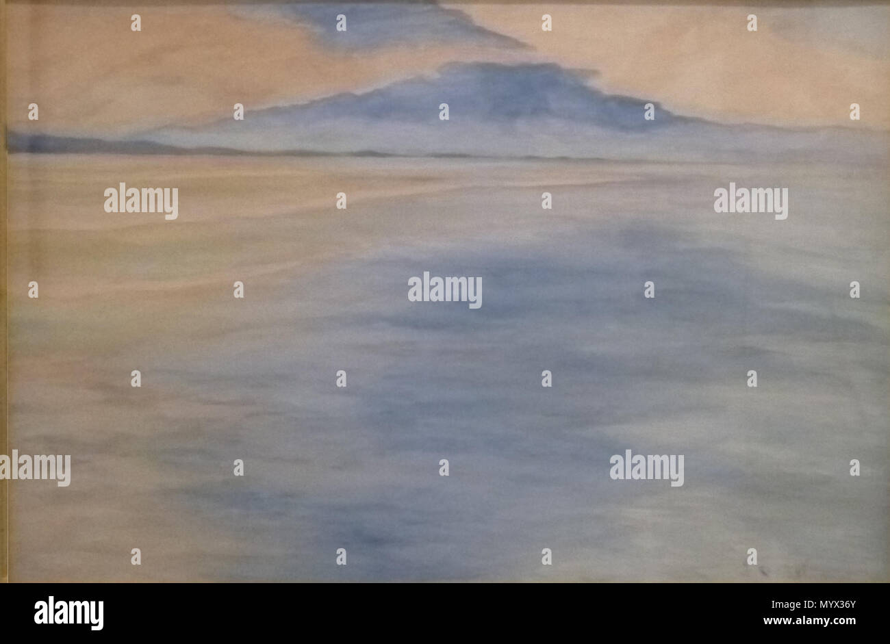 67 Léon Spilliaert (1933) - Blauwe en roze marine en strand Stock Photo ...