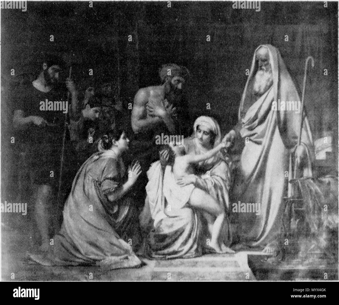 29 Elisha resurrecting the Son of the Shunamite Woman by François ...