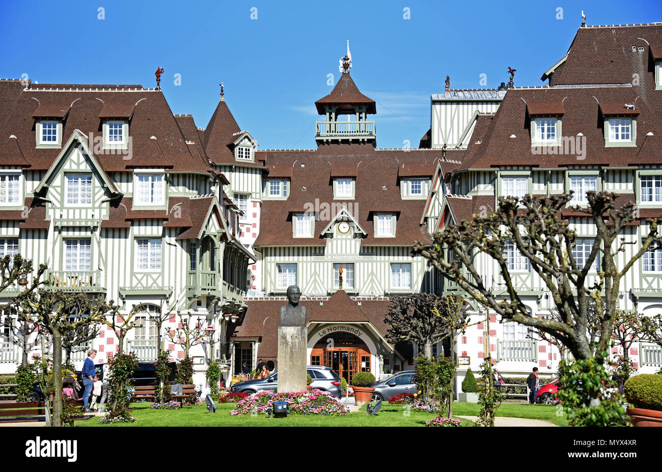 The Normandy, Hotel Barriere, Deauville, Normandy, France Stock Photo ...