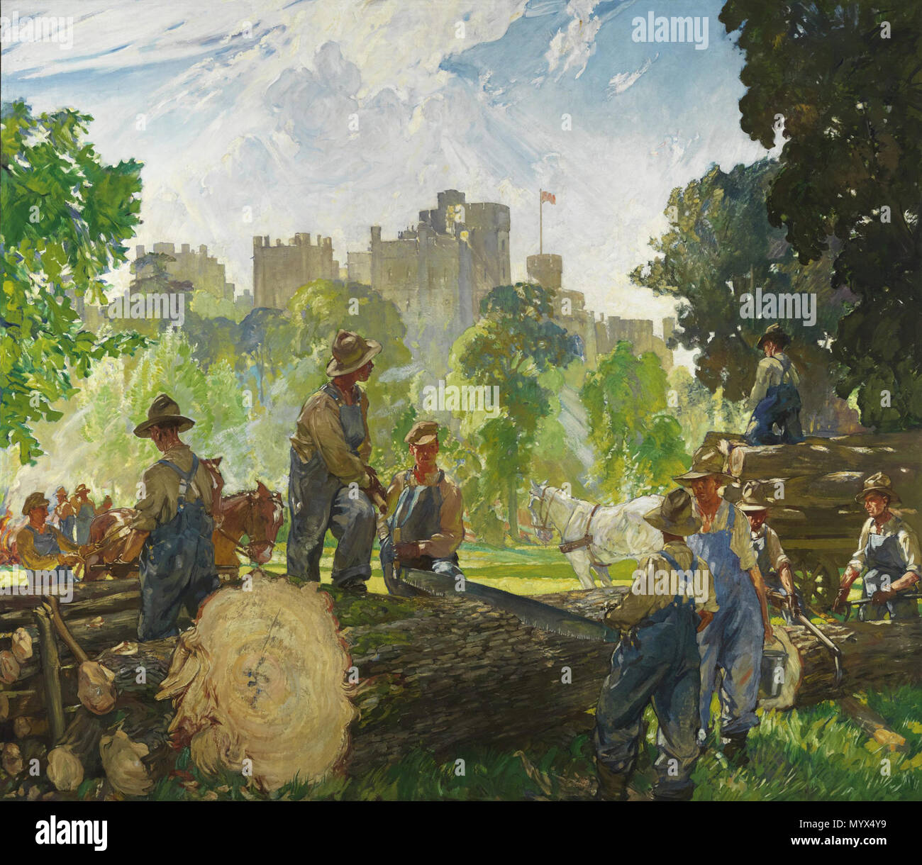 . English: Painted by Gerald Moira around 1917. This painting depicts ...