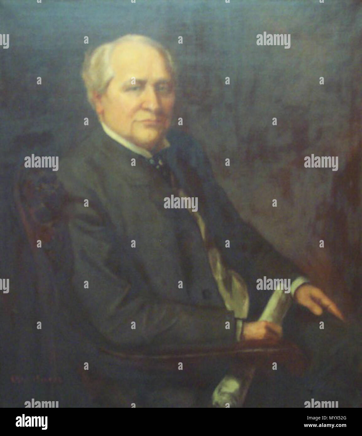 . English: Portrait of Stahlman by Hoover . 1920s. Artist Charles ...