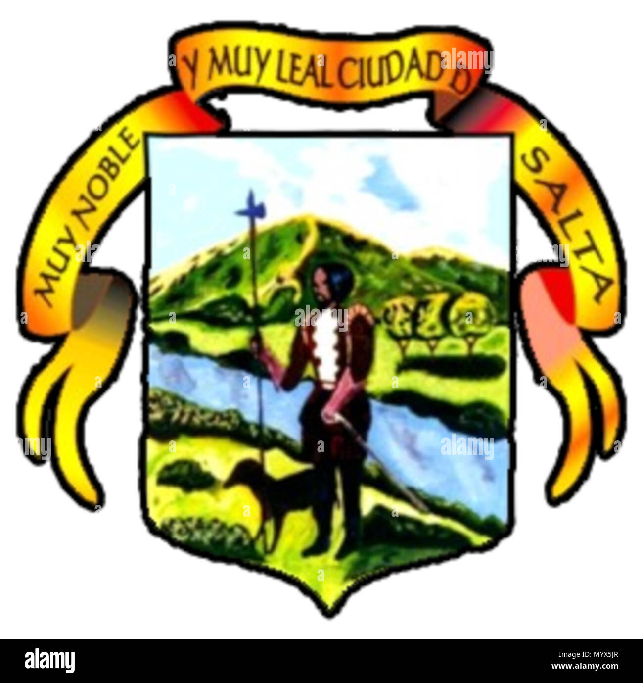 . English: Coat of arms of the city of Salta, in Salta Province ...