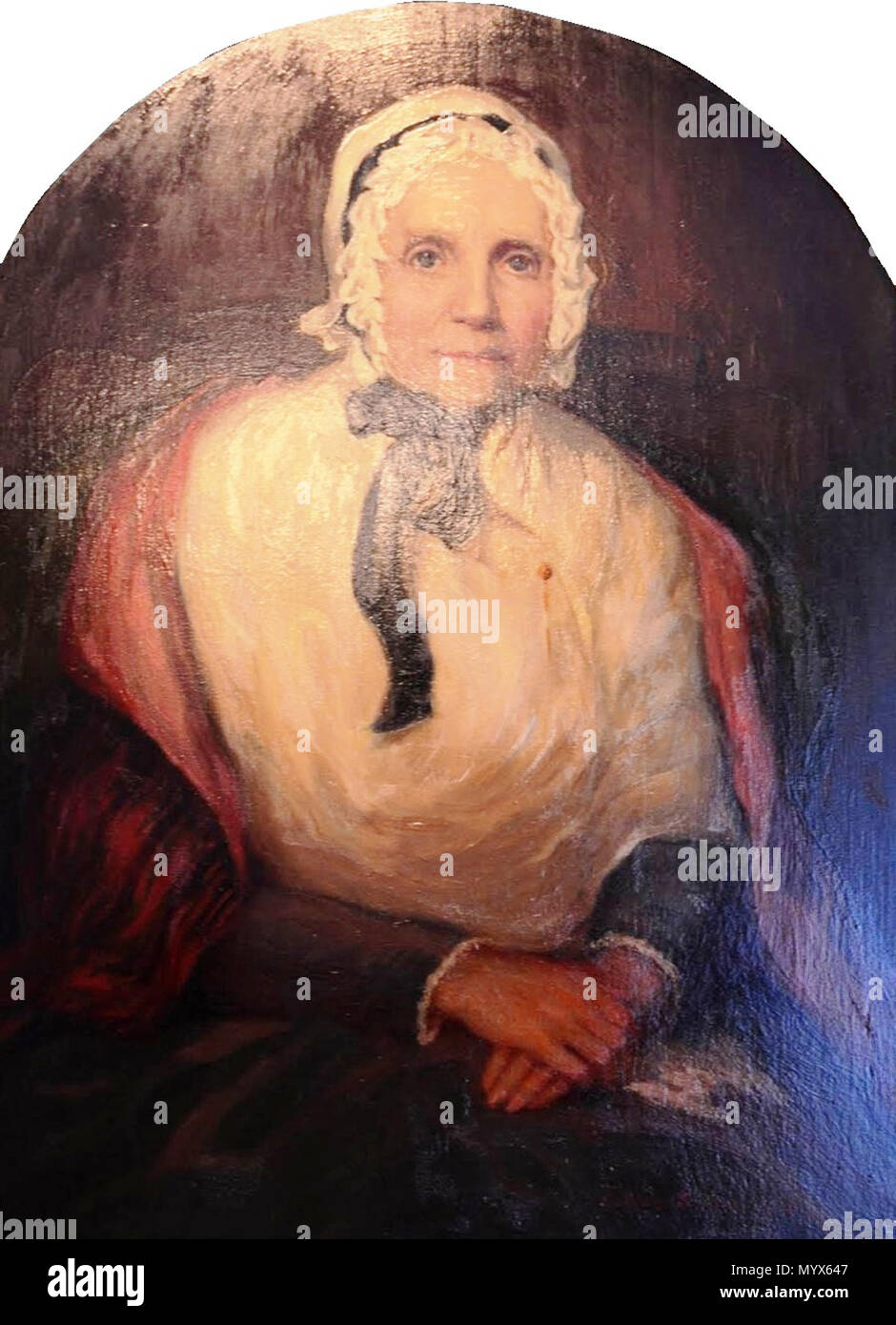 . English: Lucy Mack Smith, the mother of Joseph Smith, Jr., founder of ...