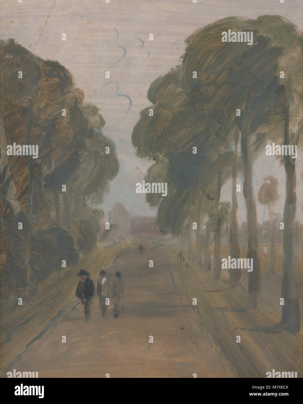 . Avenue with Figures . circa 1807 1 Avenue with Figures - Google Art ...