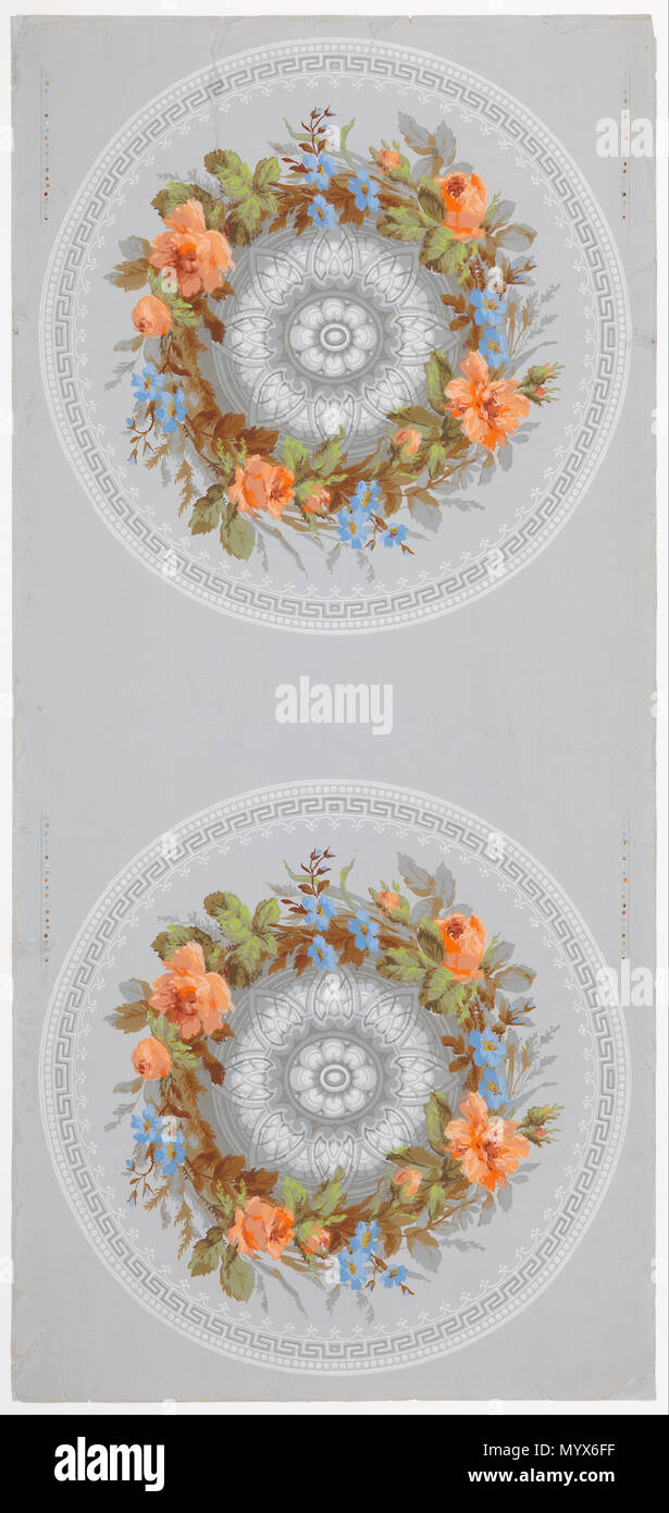 . Ceiling ornament . circa 1860 1 Ceiling ornament - Google Art Project ...
