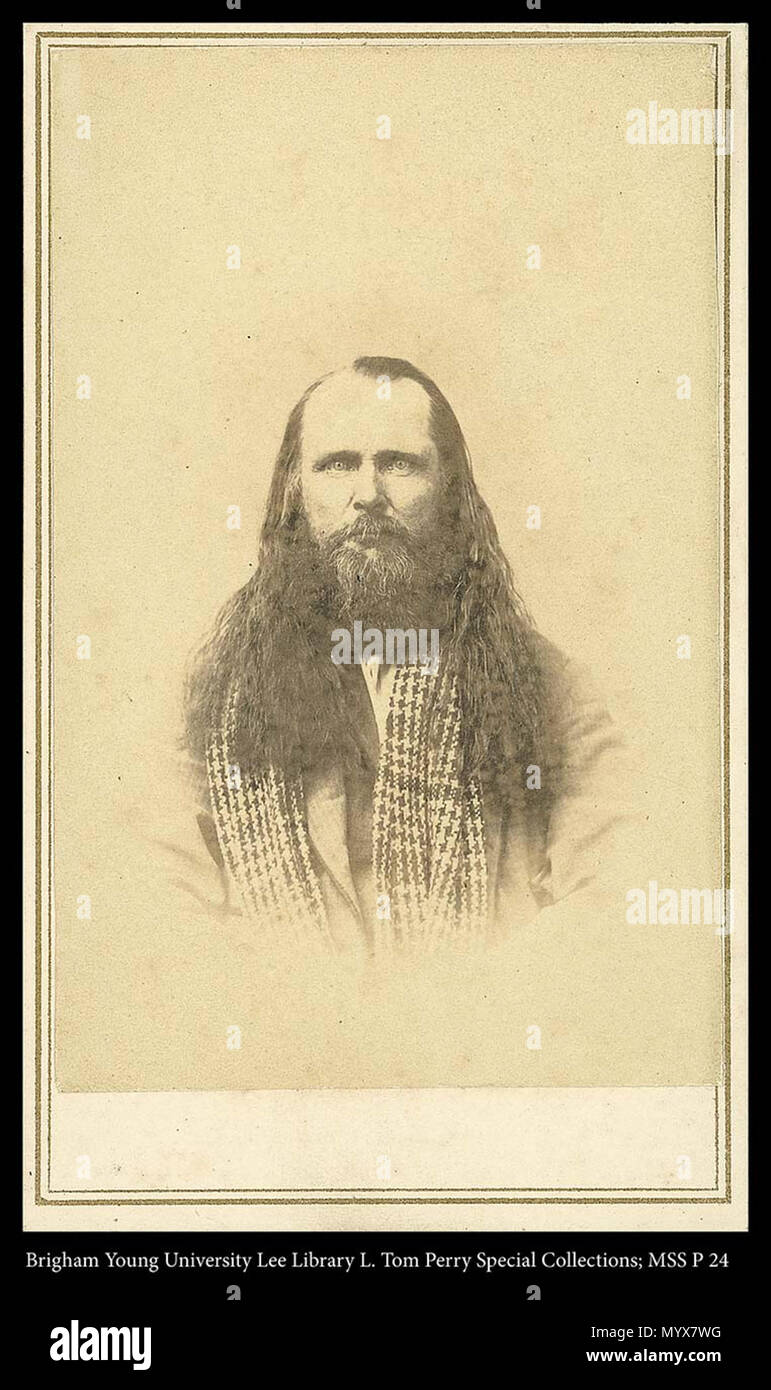 Call #: Mss P24 Box 2 Folder 1 . Porter Rockwell portrait. circa 1862 1 ...