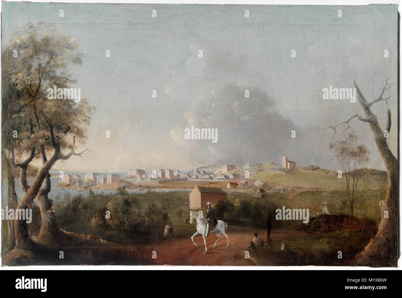 . Landscape . Port Macquarie, NSW . by 1895. Joseph Backler (1813–1895 ...