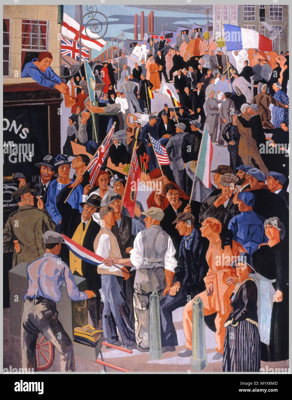 . English: Armistice Day, Munitions Centre . 1919 2 Frederick Etchells ...