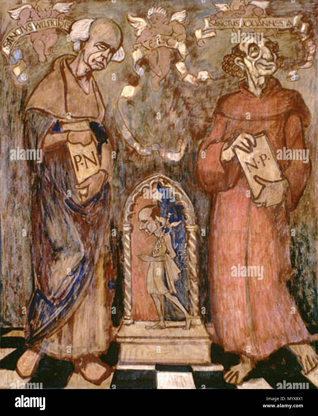 . A satirical cartoon of w:Vincent Massey marking his appointment as ...