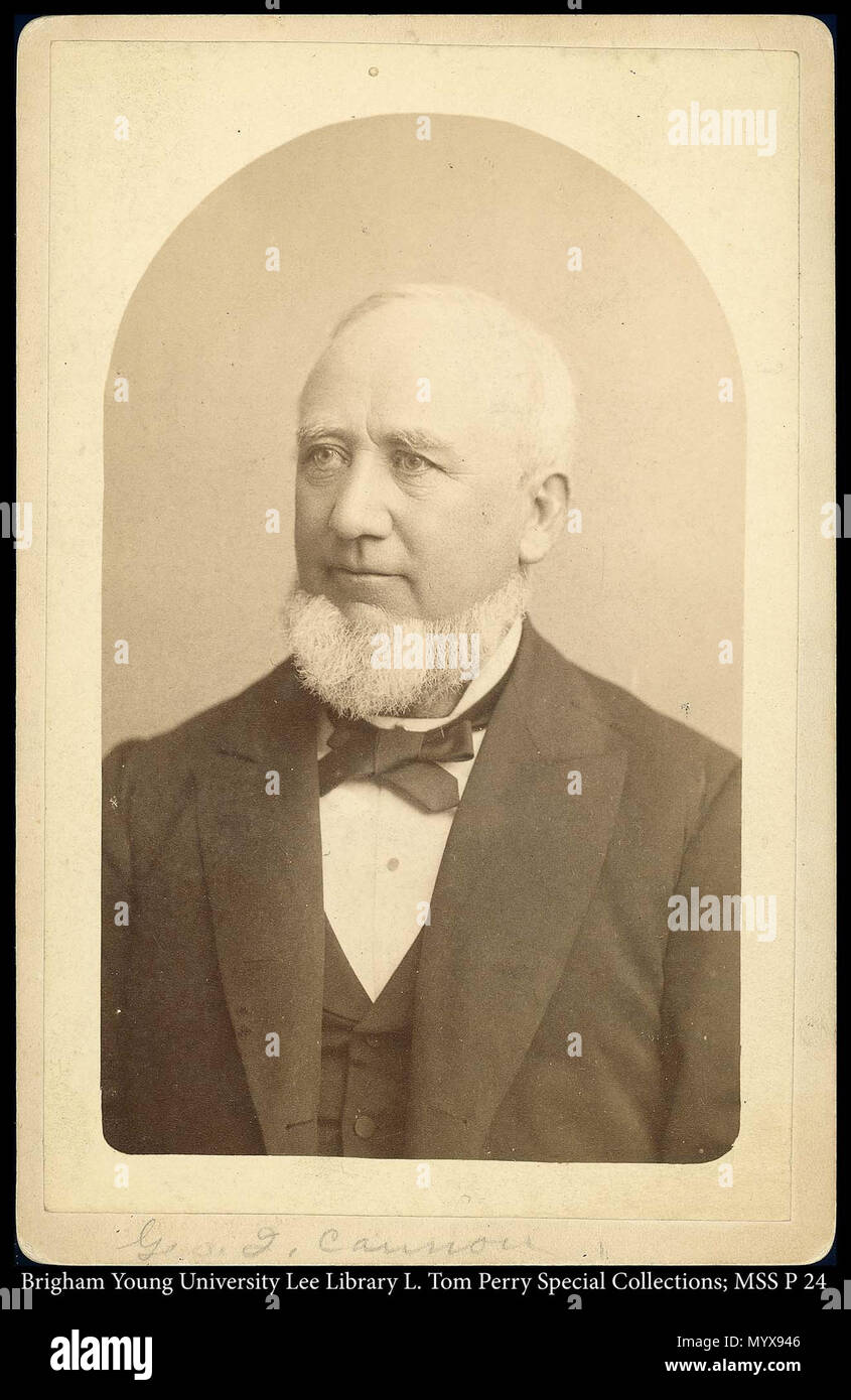 Call #: Mss P24 Box 2 Folder 9 . George Cannon bust portrait. between ...