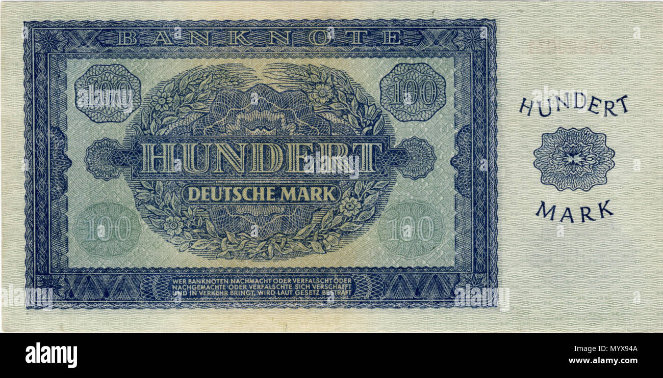 100 mark hi-res stock photography and images - Alamy