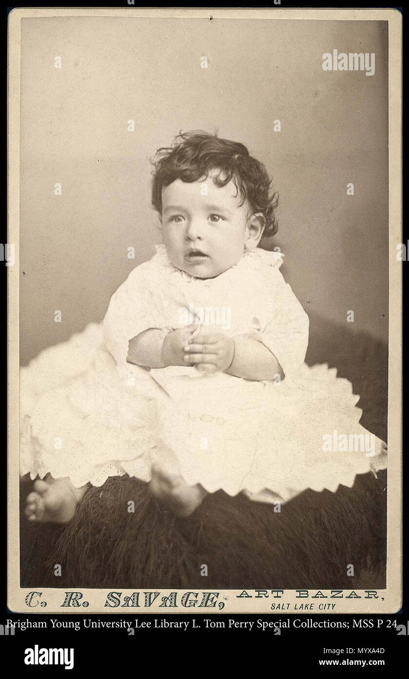 Call #: Mss P24 Box 2 Folder 12 . Baby portrait of Edward Stuart ...