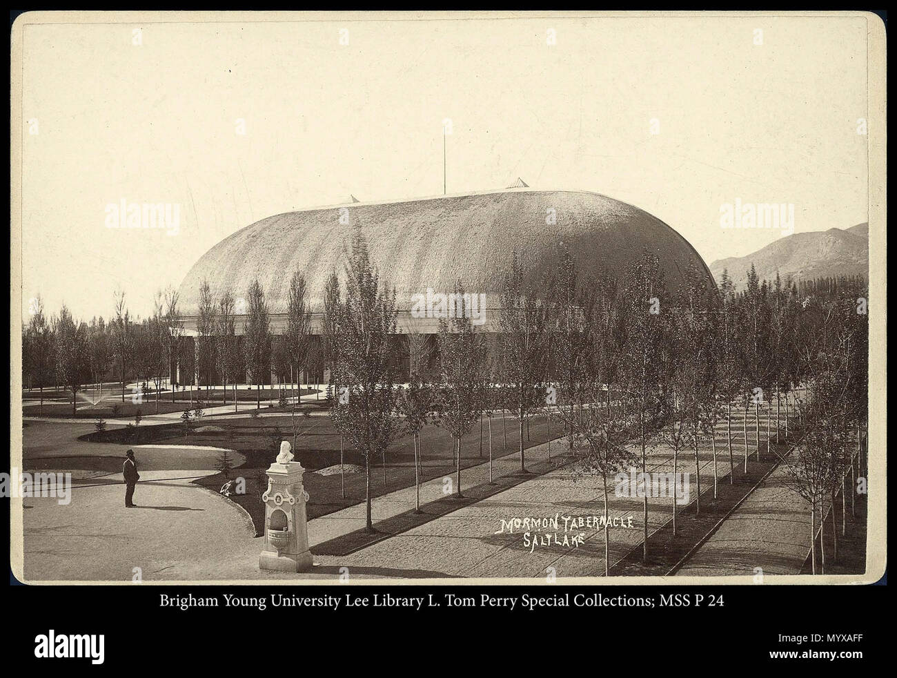 Call #: Mss P24 Box 2 Folder 14 . Mormon Tabernacle Salt Lake. circa ...