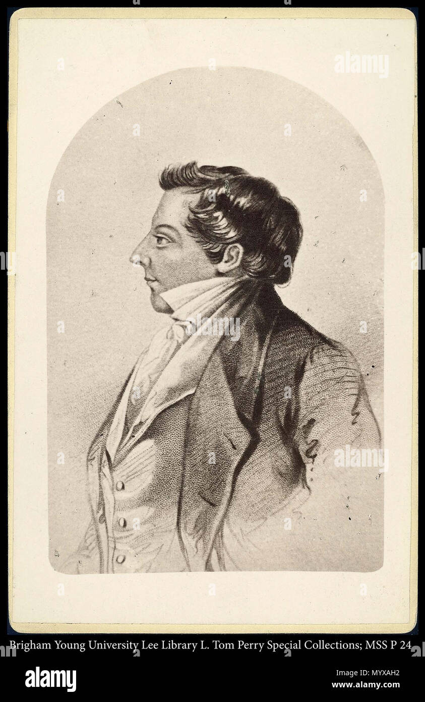 Call #: Mss P24 Box 2 Folder 14 . Joseph Smith drawing. between circa ...