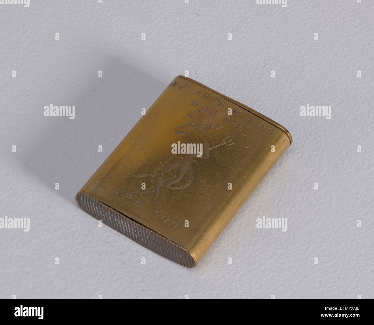 I Am W.W. King, Who The (Devil) Are You Matchsafe, late 19th century ...