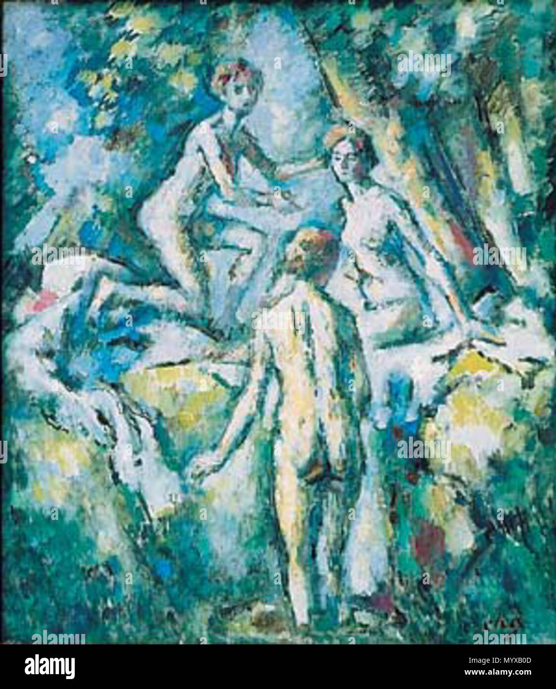 Three bathers hi-res stock photography and images - Alamy