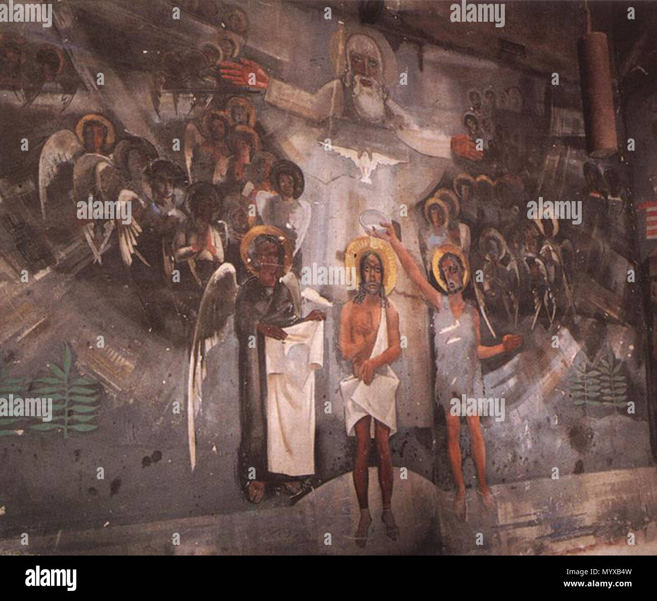 6 Aba-Novák Baptism of Christ 1931 Stock Photo - Alamy