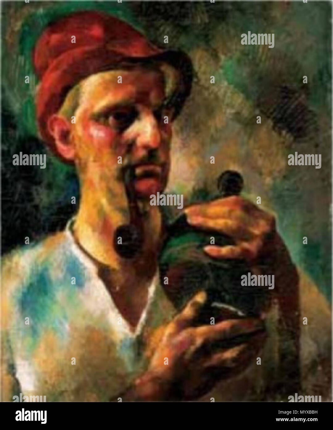 6 Aba-Novák Self-portrait 1926 Stock Photo - Alamy