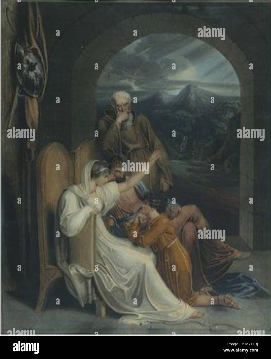 . English: 'Queen Judith Relating to Alfred the Great When a Child the ...