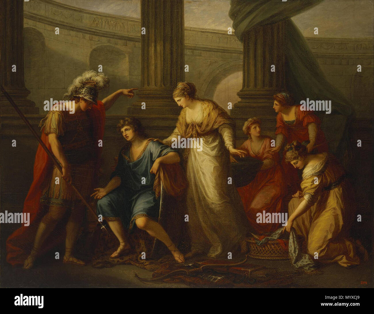 English: Hector Calling Up Paris to a Battle .