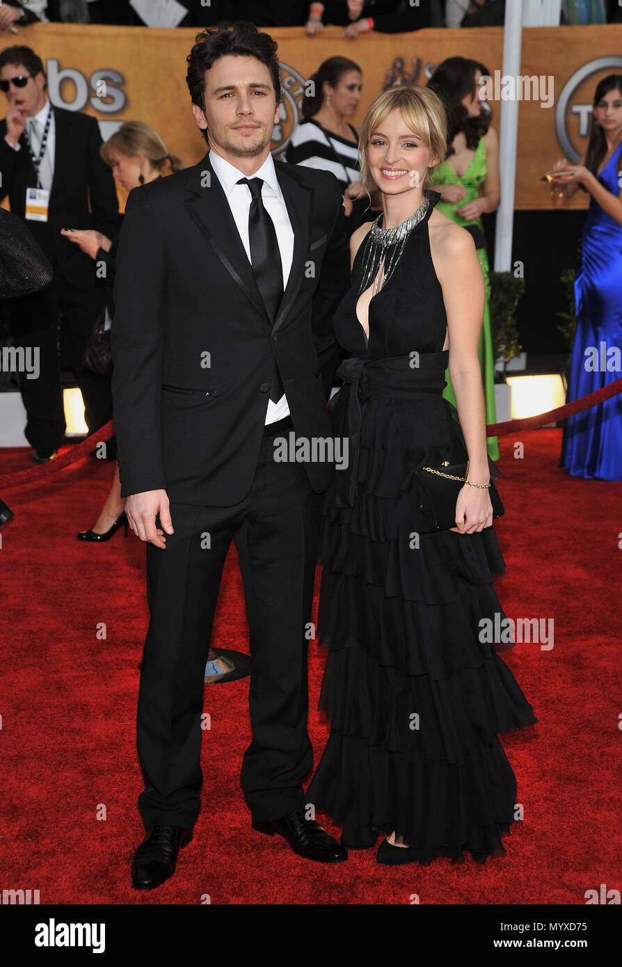 James Franco and Wife - Sag - Screen Actor Guild Awards 2009 at the ...