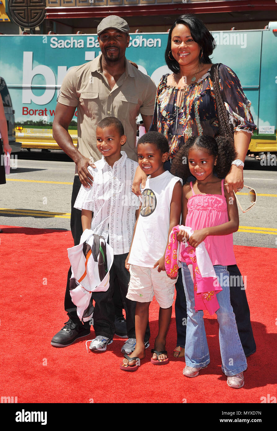 Antoine Fuqua, wife Lela Rochon and family - G-Force Premiere at the El ...