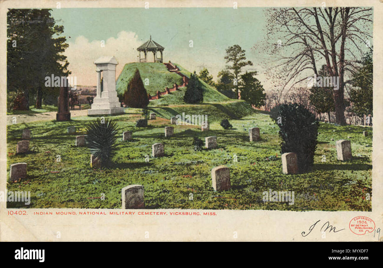 Indian Mound, National Military Cemetery Stock Photo - Alamy